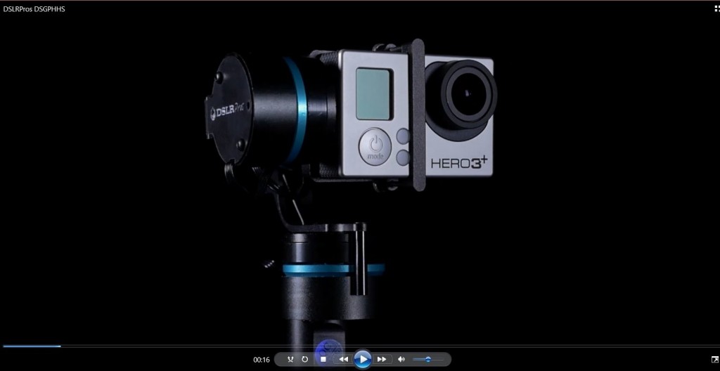 3-Axis Gopro Hand-Held Stabilizer Available from DSLRPros